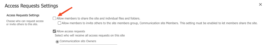 How to Disable Sharing for Non-Owners in SharePoint Online