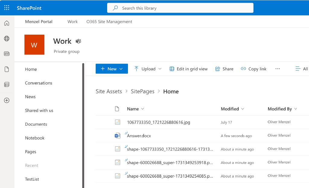 Exploring SharePoint Online's SiteAssets Library